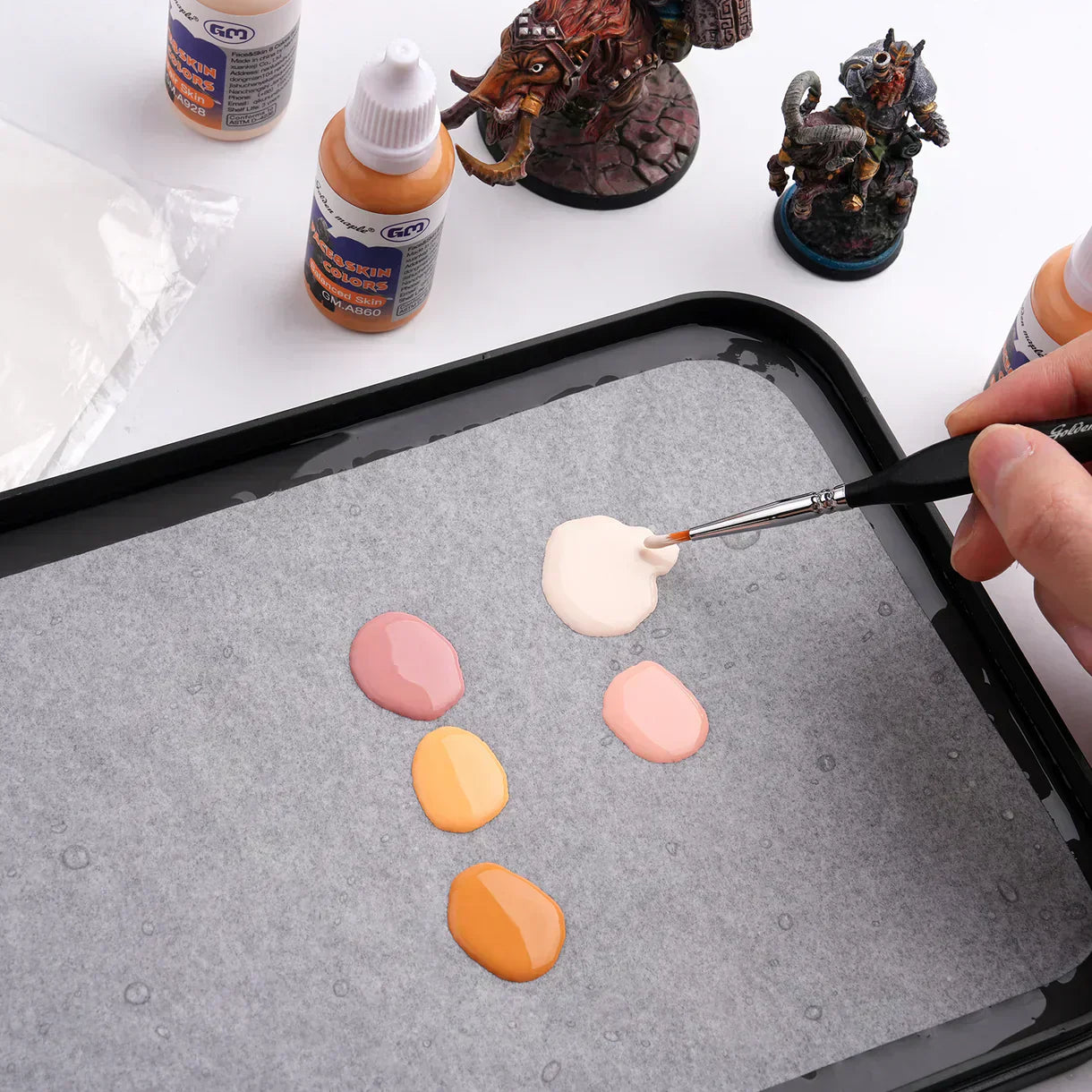 How to Mix Acrylic Paint for Miniatures(Theory & Practice) – goldenmaple