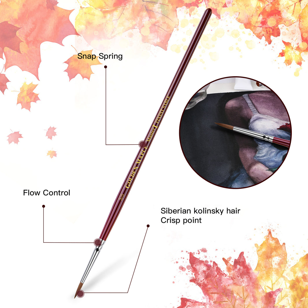 Kolinsky Sable Brush – goldenmaple